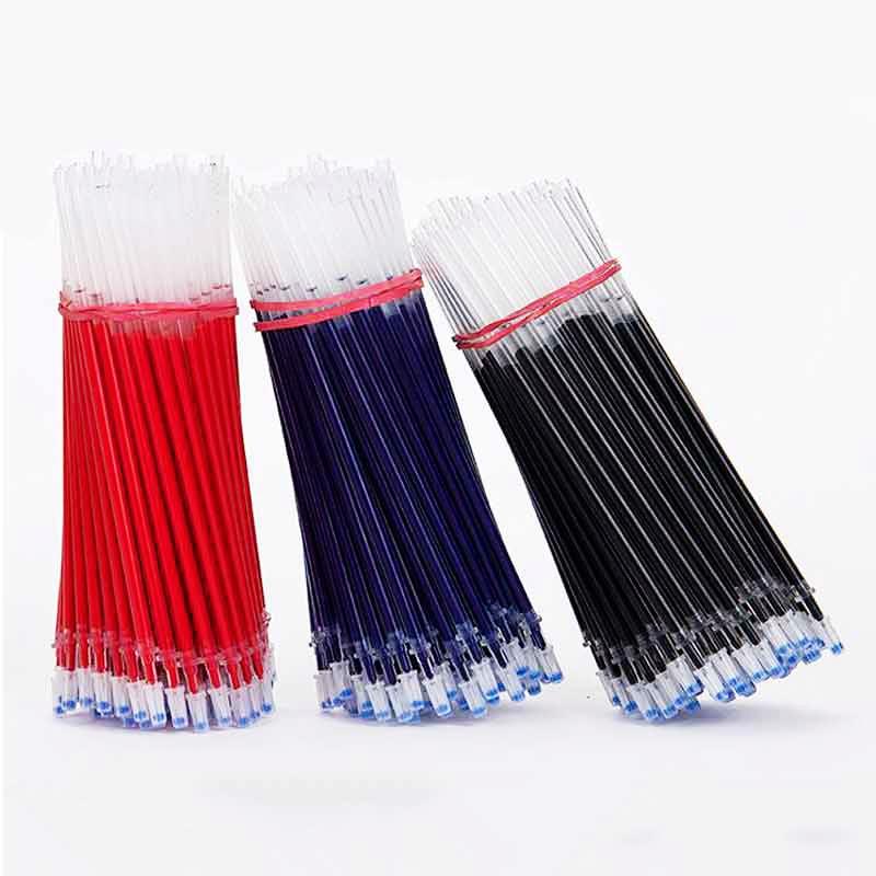 Buy 20pcs/lot 0.5mm Gel Pen Refills Set Stationery Tool Black Blue Red ...
