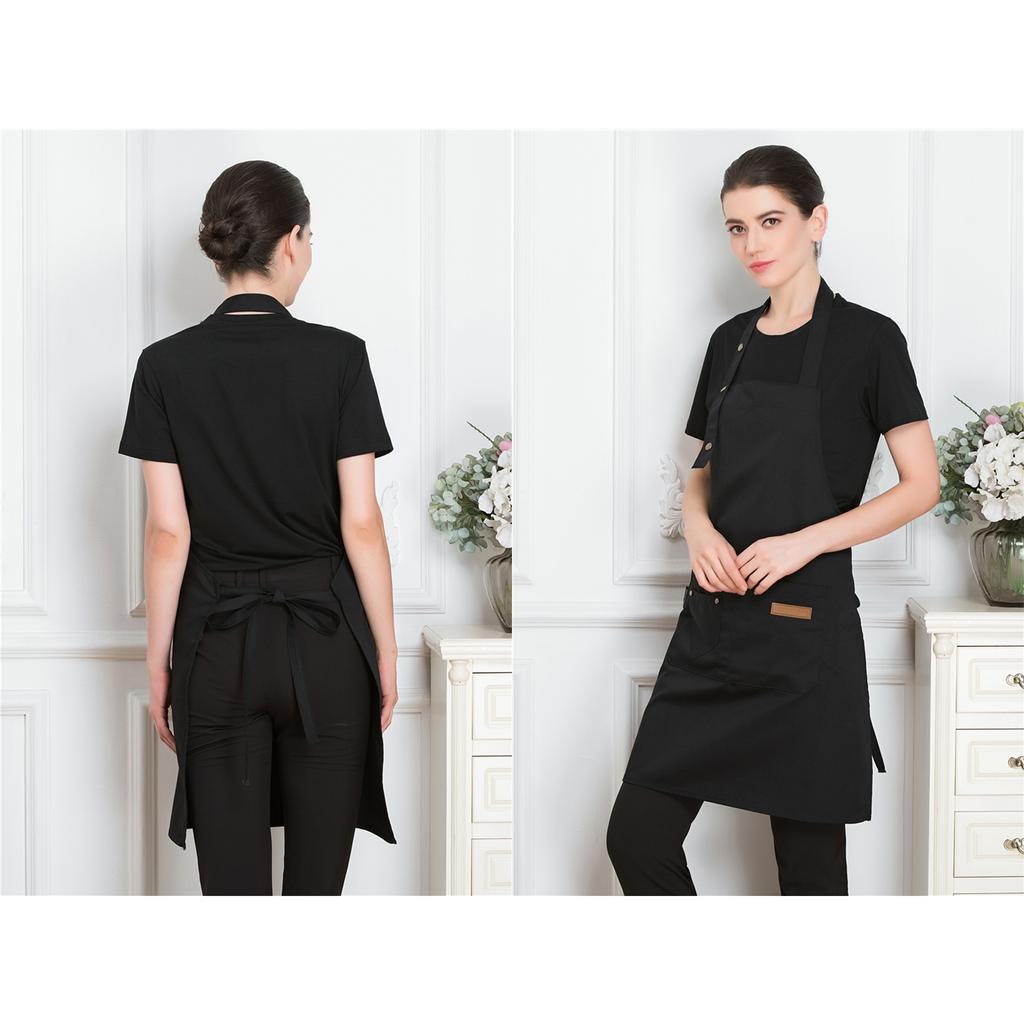 Buy Canvas Kitchen Apron Woman Men Chef Work Apron New Fashion Aprons ...
