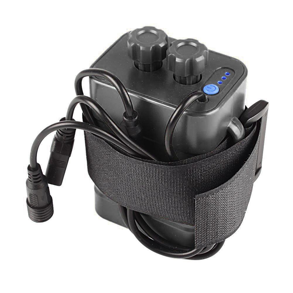 8.4V 18650 Waterproof Battery Pack Case 6 Pcs Batteries Holder Storage ...