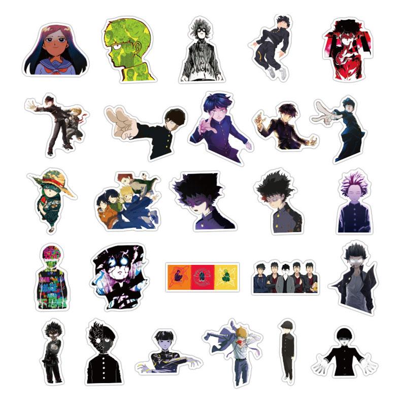 💰Cumpără 30/50Pcs Mobu Saiko Hyaku Stickers Mob Psycho Anime Stickers ...