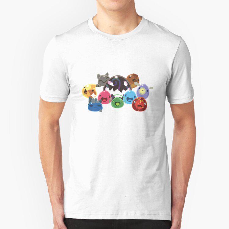 Buy Slime Rancher Slimes Cotton White Tees Summer Men T Shirts Male ...