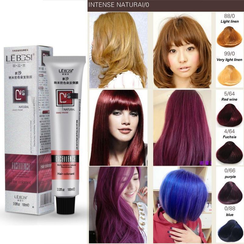 Buy Long Lasing Permanent Dye Bright Hair Color Cream BZ 100ml ...
