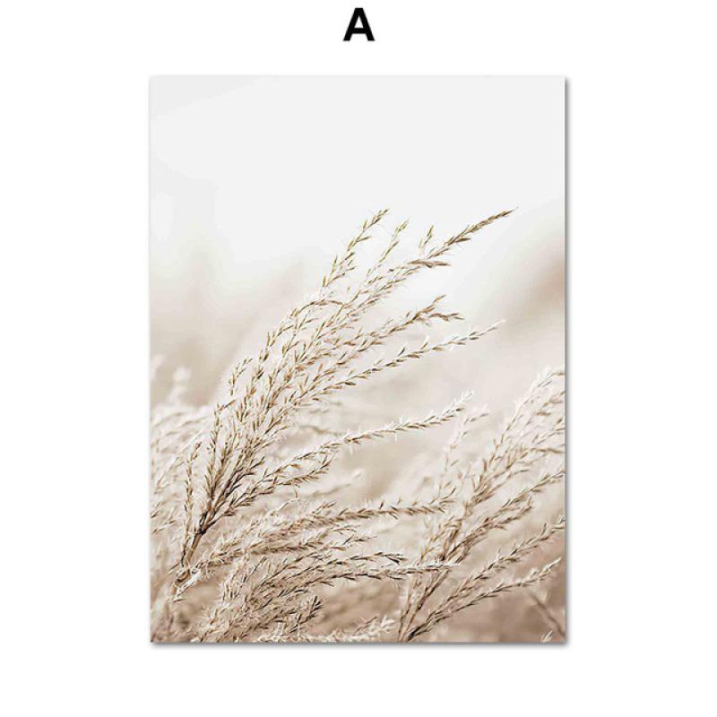 Cattle Mountain Sky Reed Dead Grass Quote Wall Art Canvas Painting ...