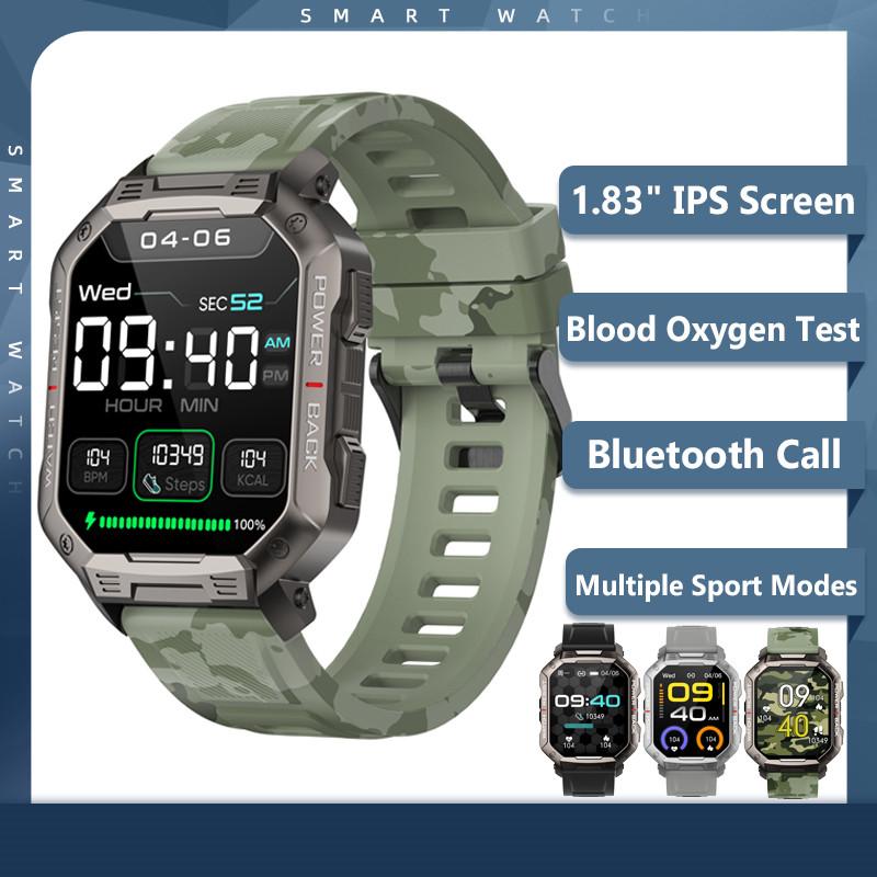 Buy 2022 Smart Watch Men IP67 Waterproof Bluetooth Call Rugged Sport ...