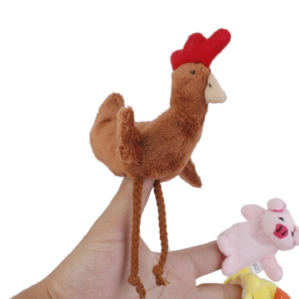 Set of 5pcs Finger Puppets the Little Red Hen uygun fiyatlı satın alın ...