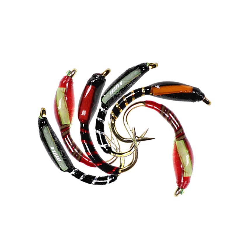 Buy 6/12-Pieces Multiple Color Epoxy Midge Buzzer Nymph Fly Trout ...