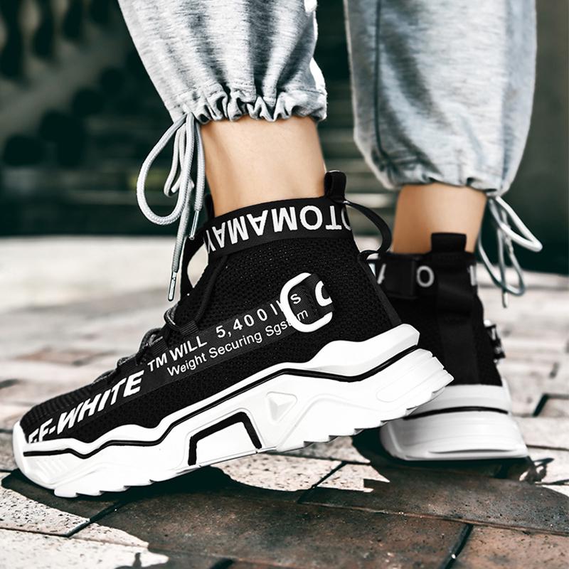 Buy Fall Large Size High-top Shoes Casual Sports Men's Shoes Outdoor ...