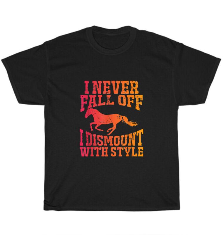 Buy I Never Fall Off I Dismount With Style Man Casual Short Sleeve ...
