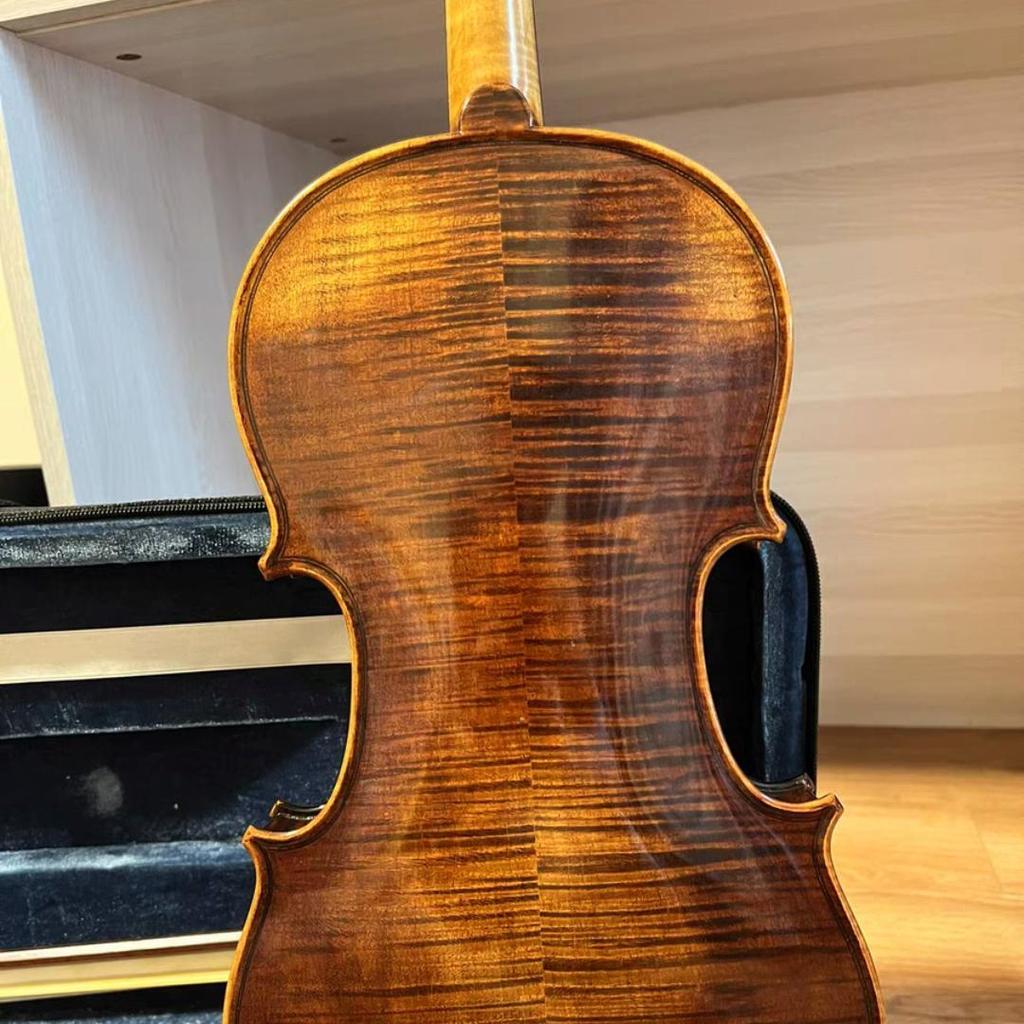 Buy Italian retro brown Handmade Violin 4/4 3/4 Stradivari aldult ...