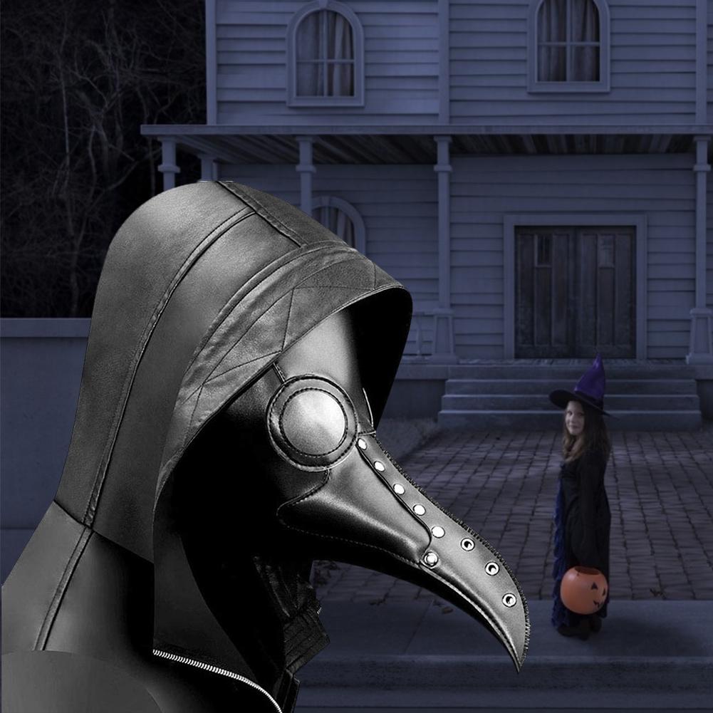 Buy Beak Mask, Plague Doctor Bird hood, proboscis, gothic steampunk ...