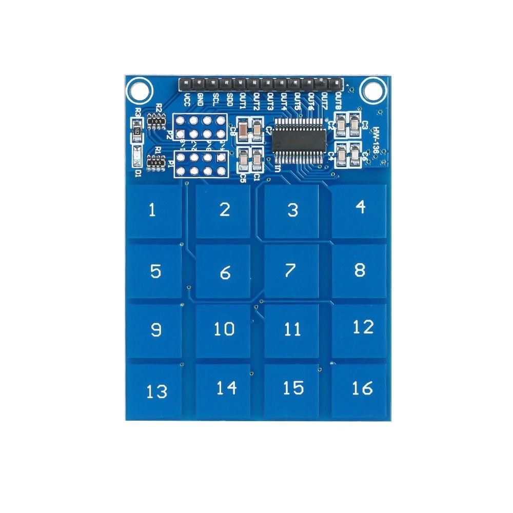 Buy HBKS TTP229 16 Channel Capacitive Touch Switch Module Digital Touch ...
