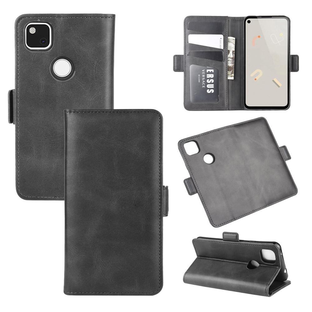 Buy Anti-knock Flip Leather Wallet Cover for Google Pixel 4A with Card ...