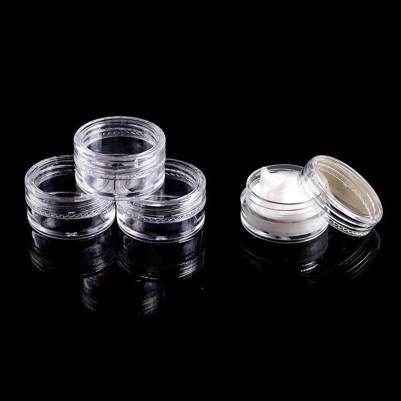 pdtoweb 20pcs 5g Small Clear Cosmetic Makeup Pots Empty Plastic Sample ...