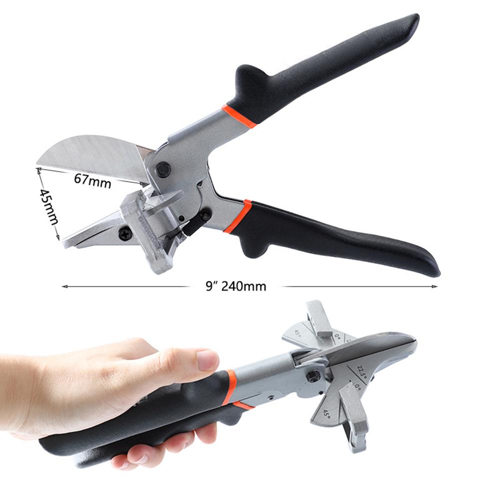 0-135 Degree Adjustable Angle Trim Shear PVC Trunking Tube Multi Angle ...