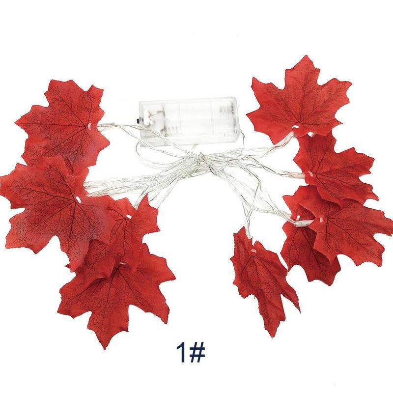 Buy 10pcs/set 1.5m Home Supplies Party Christmas Decoration Maple Leaf ...