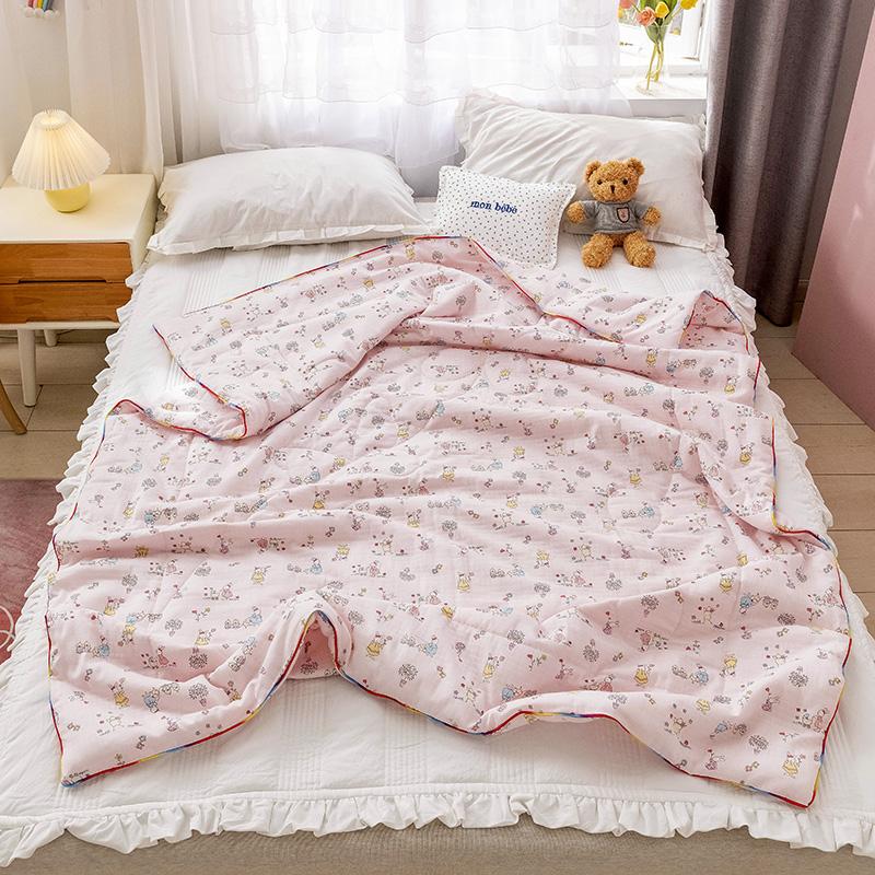 Buy 2023 New Waffle Lattice Cotton Children's Summer Cool Quilt Double ...