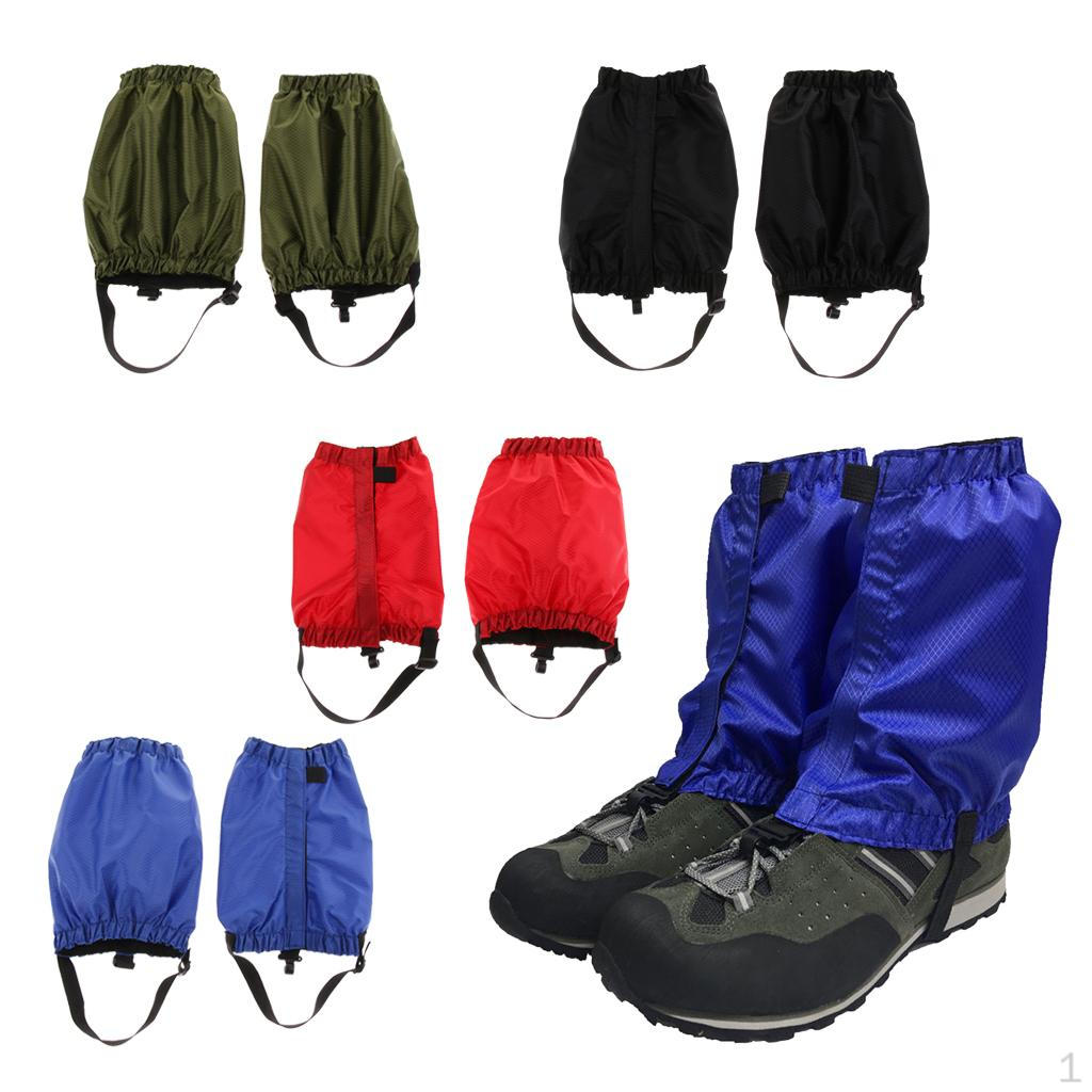 Buy 4 Pairs Outdoor Waterproof Ankle Walking Low Gaiters Boots Snow Leg ...