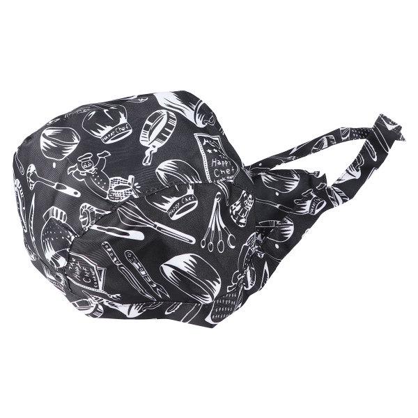 Buy Cutlery Style Chefs Hat Cap Kitchen Catering Skull Cap Ribbon Cap ...