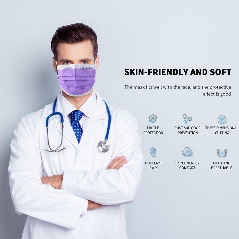 Buy ICOCO Miss You Disposable Face Mask Cloth Protected Face Shield ...