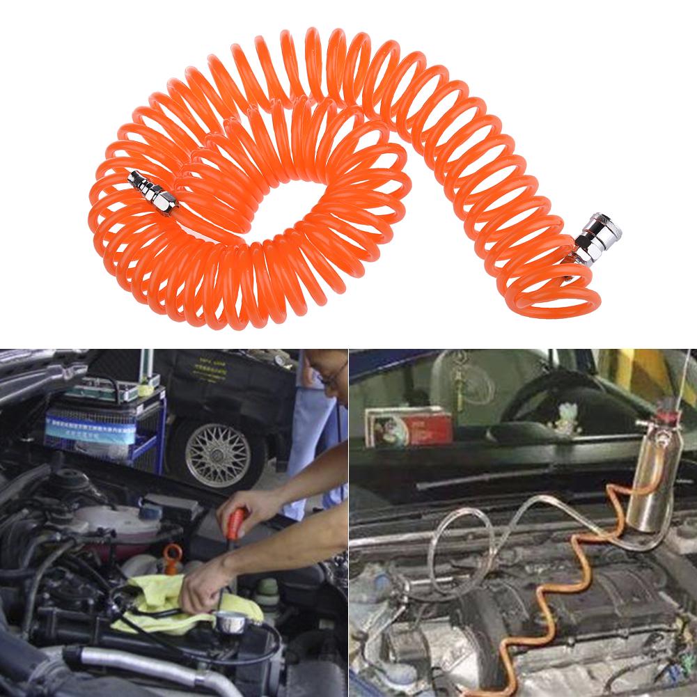 Cheap 12 Meters 8 * 5MM PU Hose / Telescopic Spring Tube / Spiral Tube ...