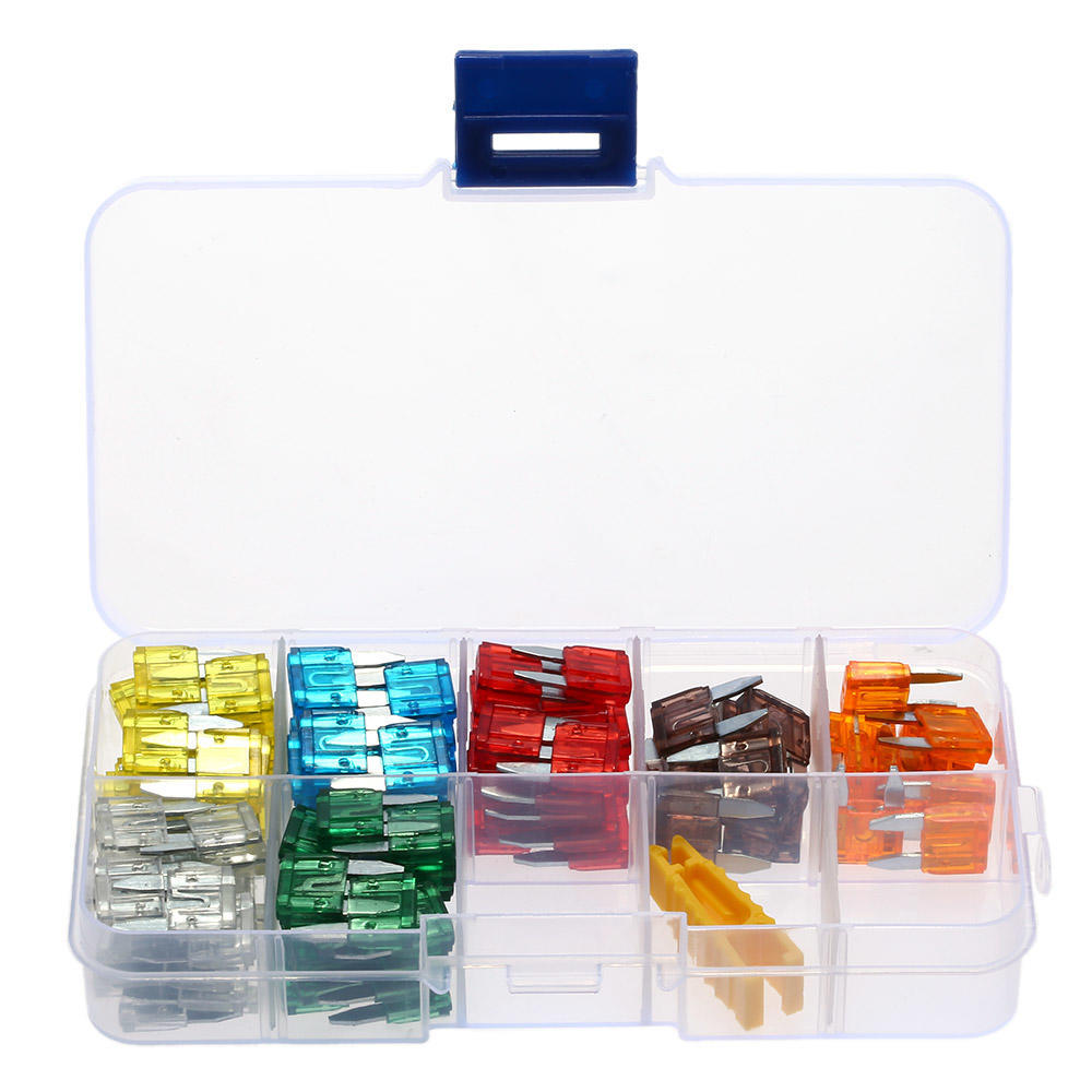 Buy 120pcs Assortment Car Mini Fuse 5A 7.5A 10A 15A 20A 25A 30A Amp ...