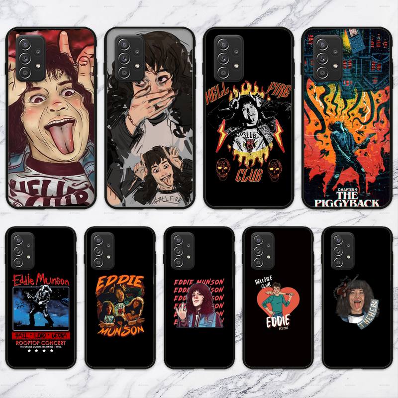 S-Strangers-Things 4 Eddie Munson Phone Case For Samsung Galaxy S10 S20 ...