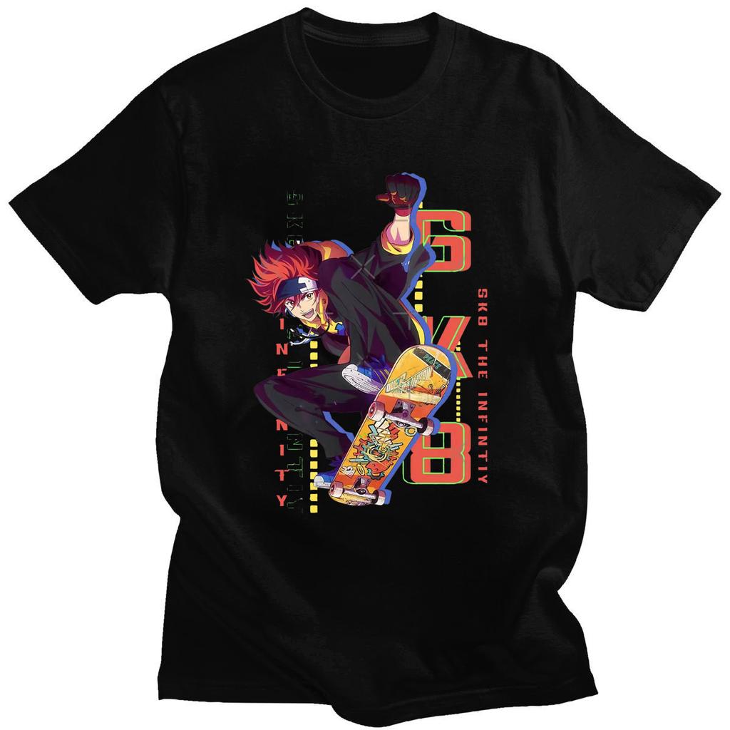 Sk8 The Infinity Japanese Anime Tshirt Oversized Streetwear Hip Hop ...