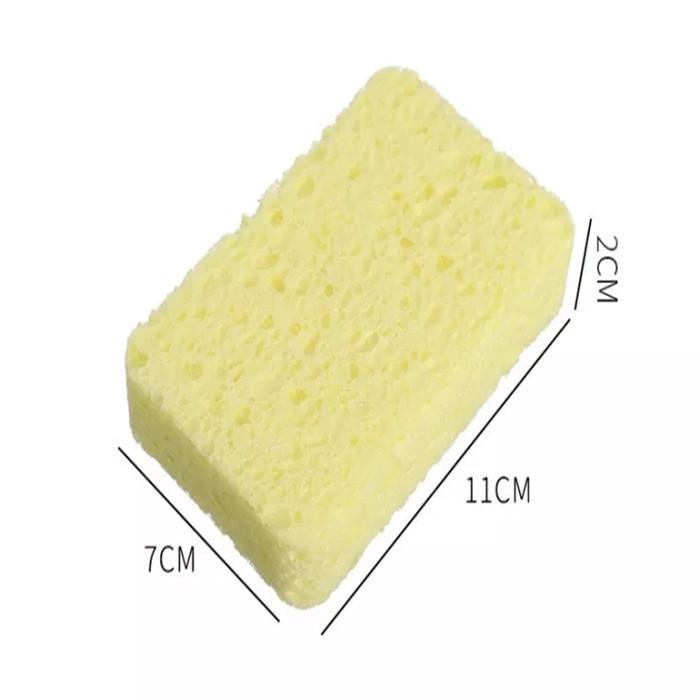 Buy 1pcs Natural Cellulose Wood Pulp Wet Sheet Kitchen Cleaning Sponge ...