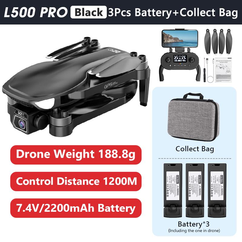 Cheap L500 PRO MINI Drone 4K Profesional HD Dual Camera Dron GPS 5G ...