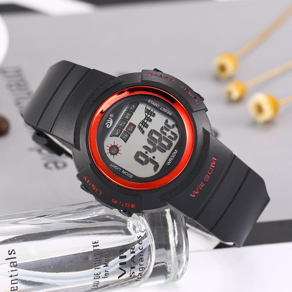 Buy Multi-Function 30M Waterproof Watch Digital Double Action Watch at ...