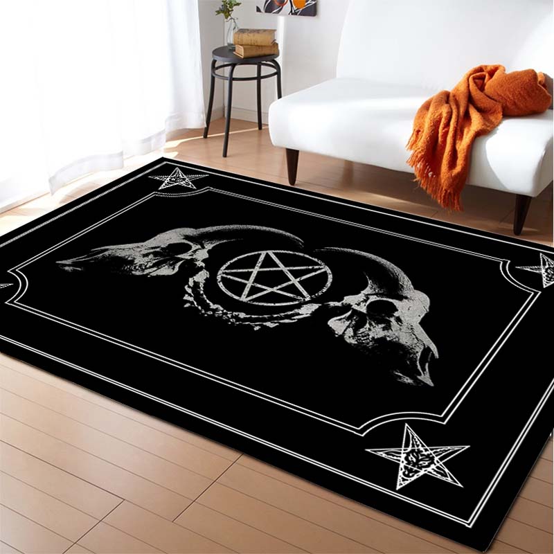 Buy Satan Devil Goat Evil Living Room Soft Bath Mats Room Decor Rugs ...