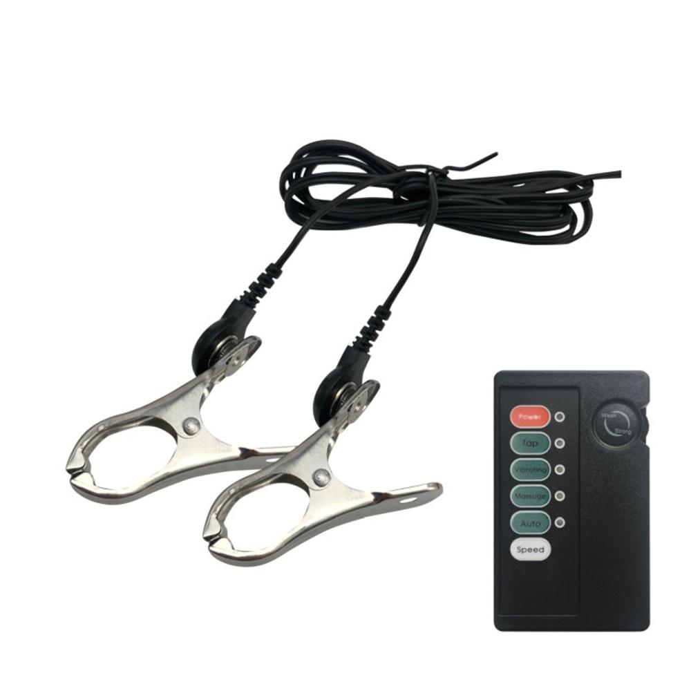 Cheap Electro Shock Nipple Clamps Nipple Stimulation Breast BDSM ...