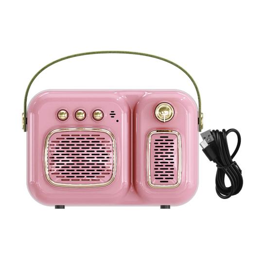 Buy Practical Wide Compatibility with Handle Retro Stereo Sound Mini ...