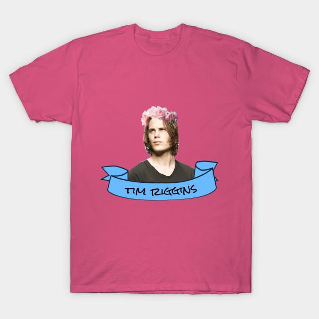 Buy Men Premium Cotton Harajuku T Shirt Tim Riggins Flower Crown Print ...