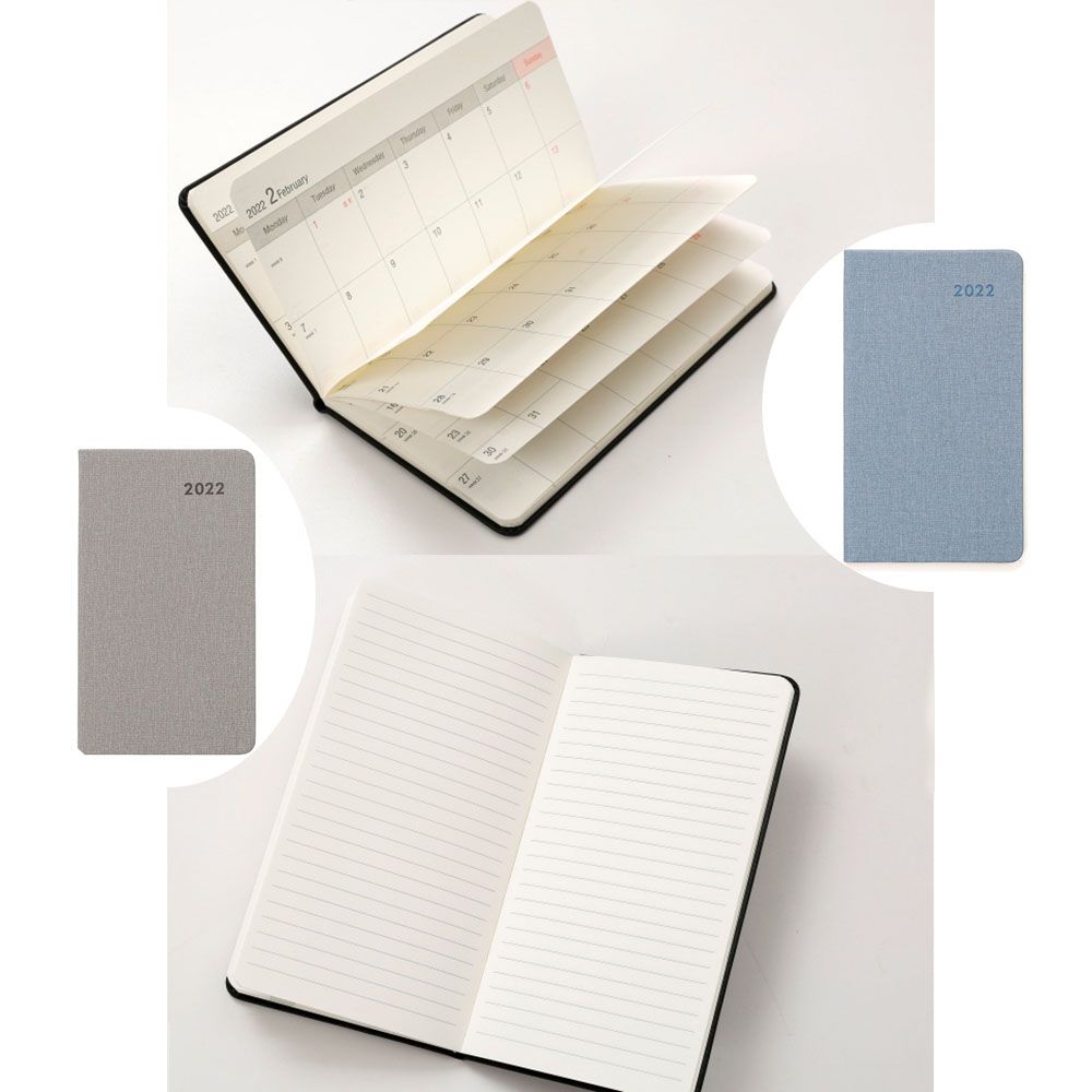 Buy School Supplies 2022 Portable Planner Stationery Notebook Daily ...