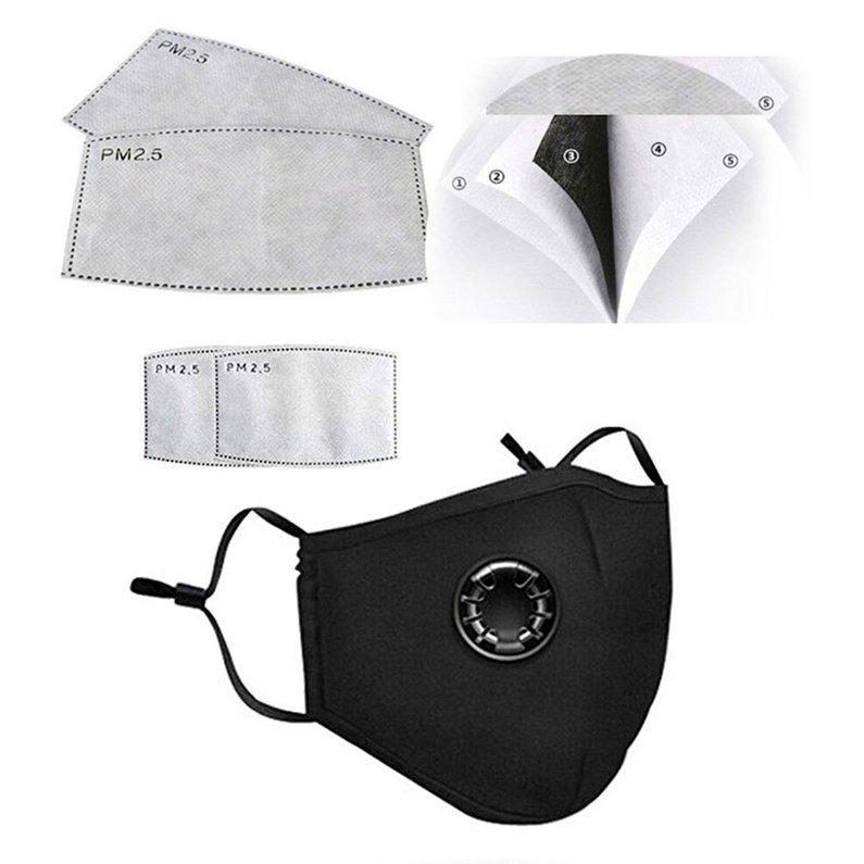 Buy KC Filter Dust Mask Filter Replacement Adult With Breathing Valve ...