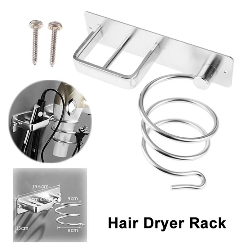 Buy Hair Dryer and Straightener Holder Wall Mounted Metal Bracket with ...