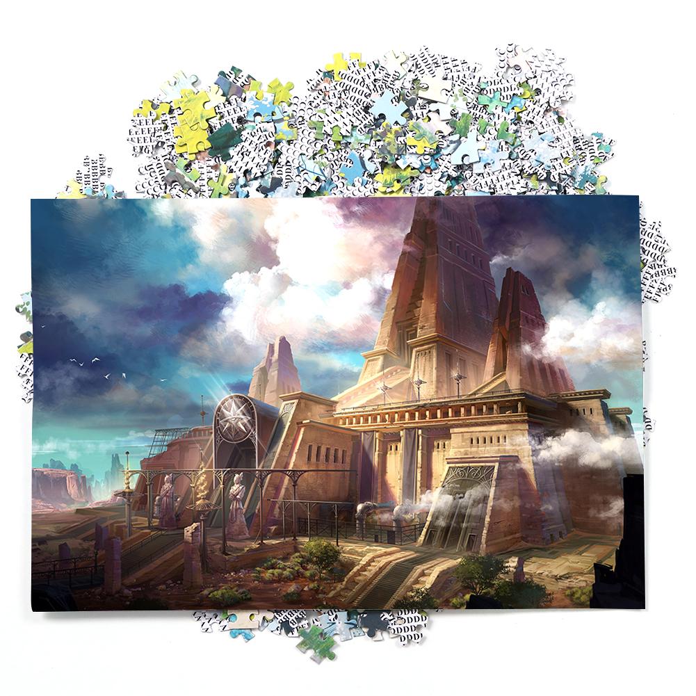 Satın alın 1000pcs DIY Jigsaw Eternal Tower Puzzle Toys Kids Adults ...