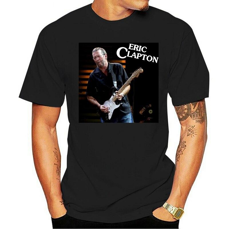 Buy New Fashion T Shirts Eric Clapton Playing Guitar Music Logo Men O ...
