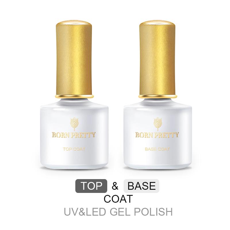 Buy 6ml BORN PRETTY Base Coat No Wipe Top Coat Gel Soak Off UV Gel at affordable prices — free ...