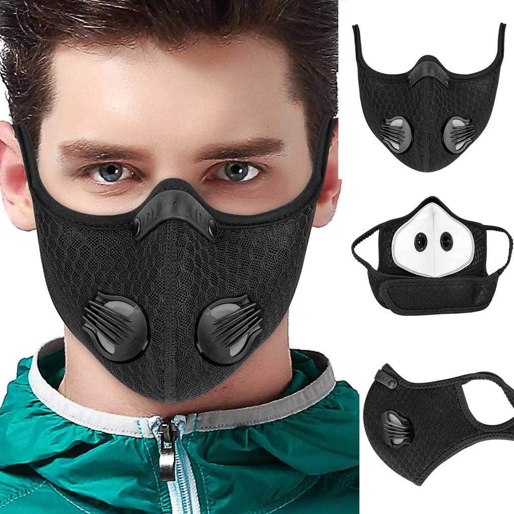 Buy MC-Activated Carbon PM2.5 Outdoor Mouth Mask Unisex Face Mask ...