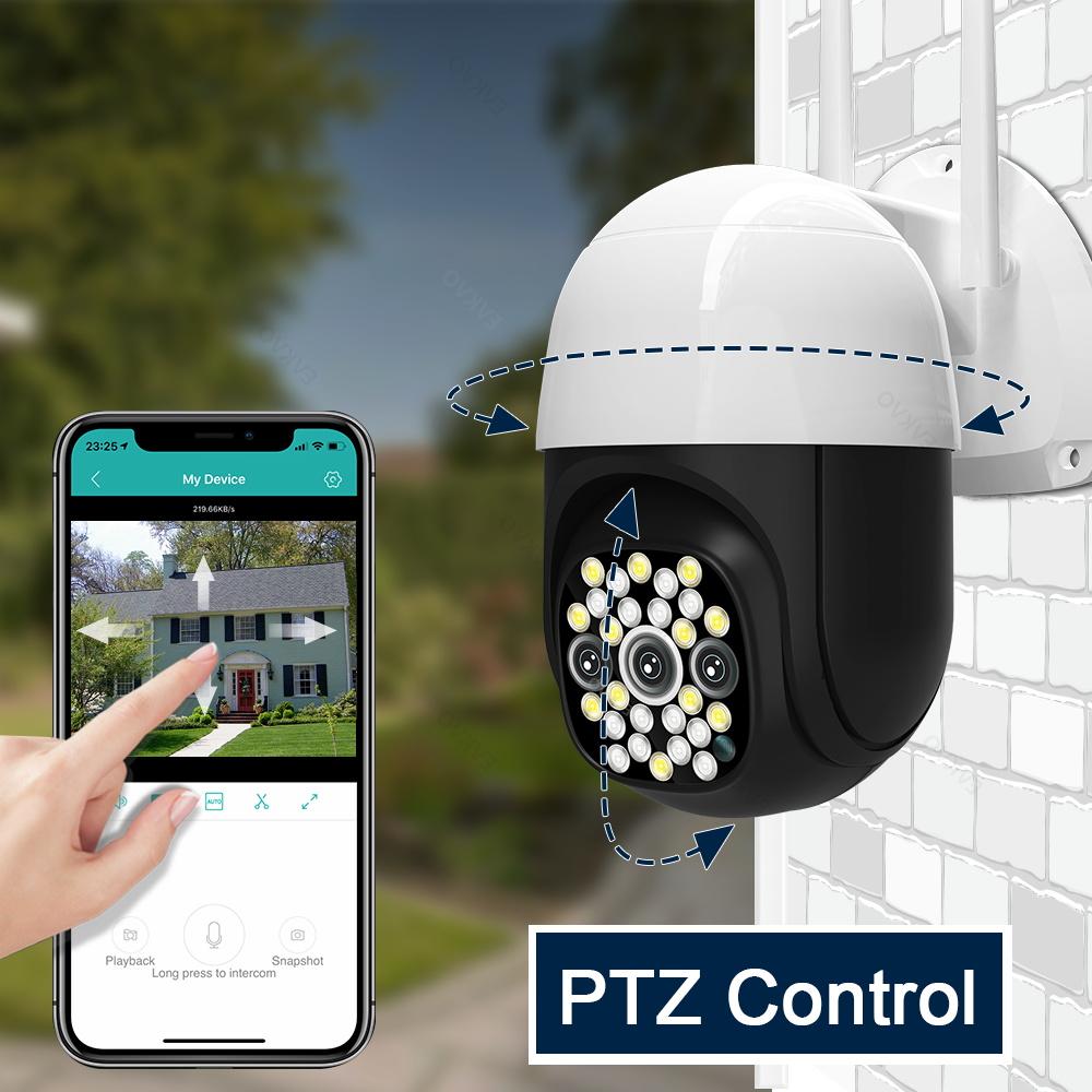 Buy EVKVO Yoosee 5MP 5G WiFi IP Camera 3 Lens PTZ CCTV Security ...