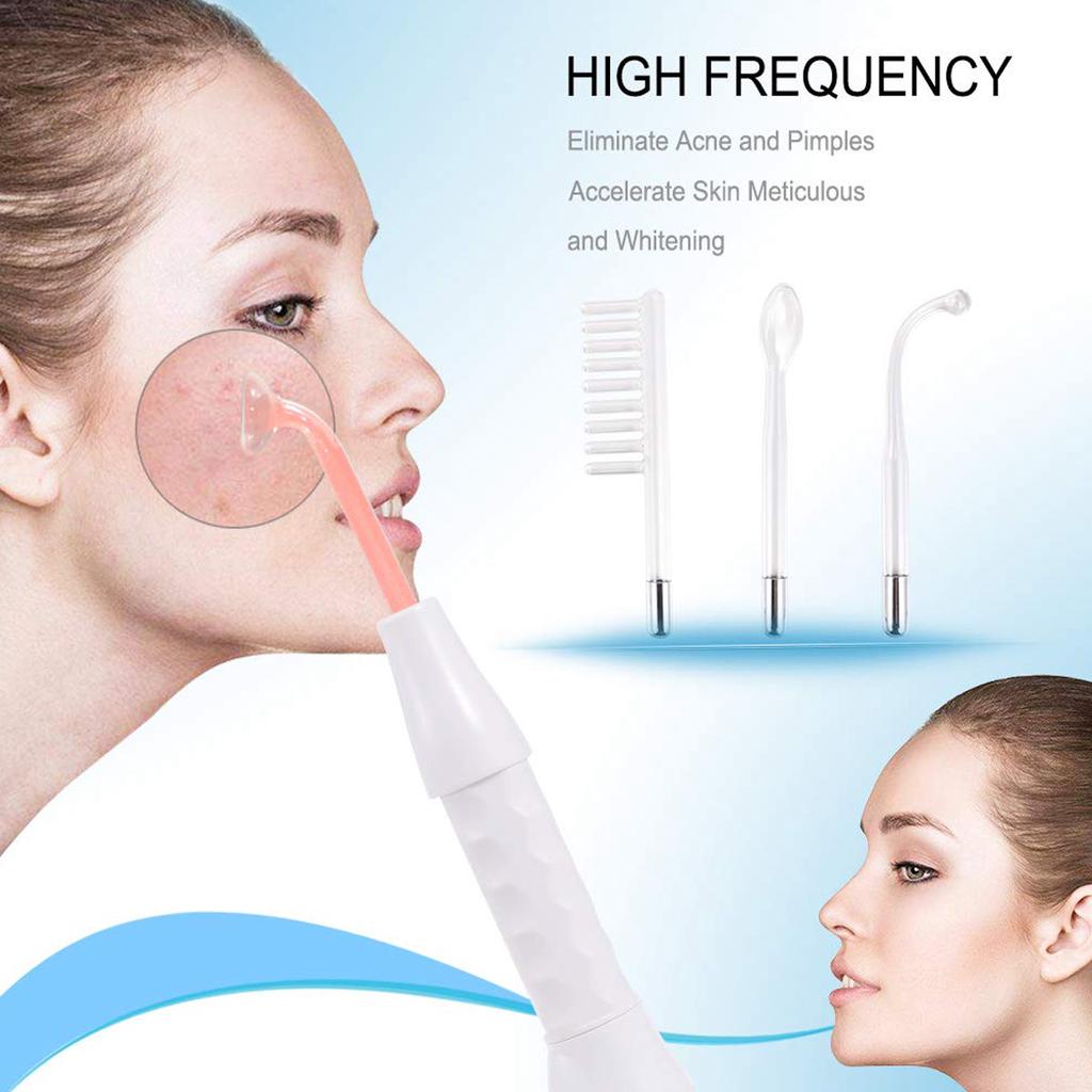 Buy Portable Handheld High Frequency Skin Therapy Wand Machine - Acne ...