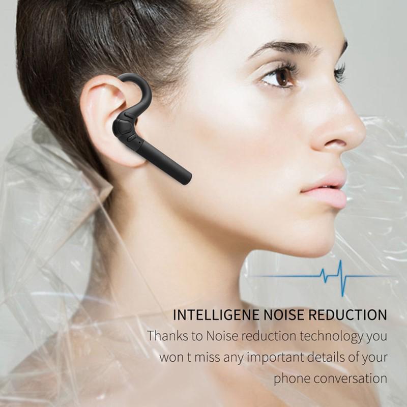 Buy Business Bluetooth Earphone Single Side Hanging Ear Wireless Sports ...