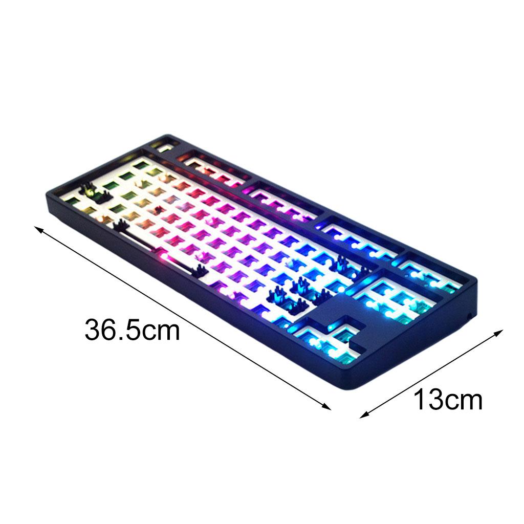 Buy K87 Modular Mechanical Keyboard 87 Keys HotSwap Ergonomic RGB Light ...