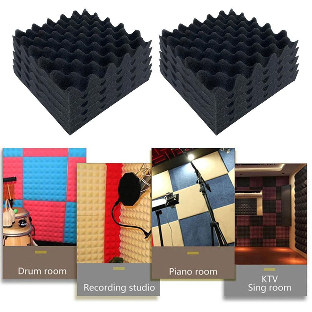 Buy 10pcs Soundproof Sponge Reduce Noise Widely Use Sound Absorb Foam ...