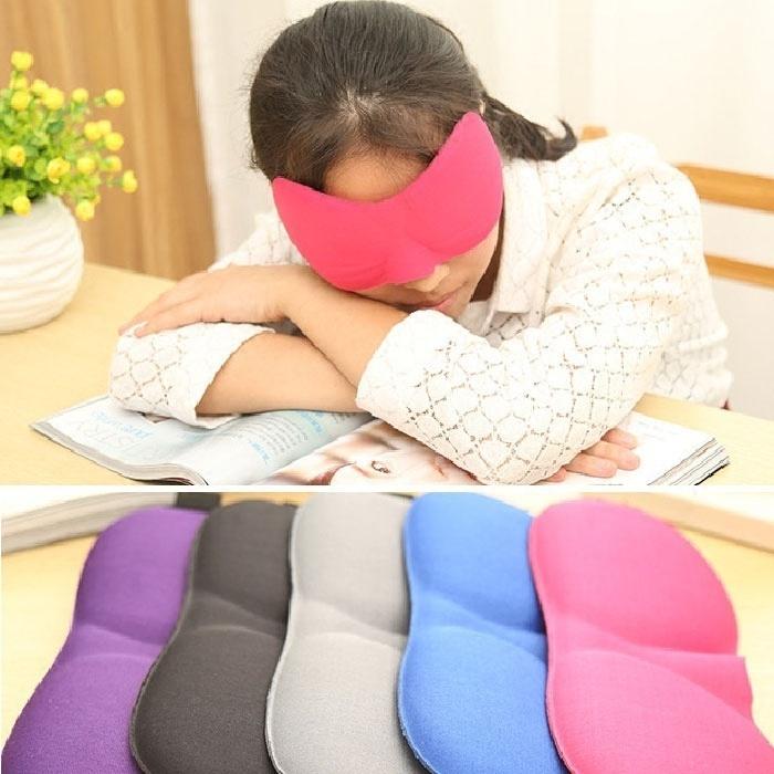 Sleep Mask Goggles 3D Portable Travel Sleep Rest Aid Eye Mask Cover Eye ...