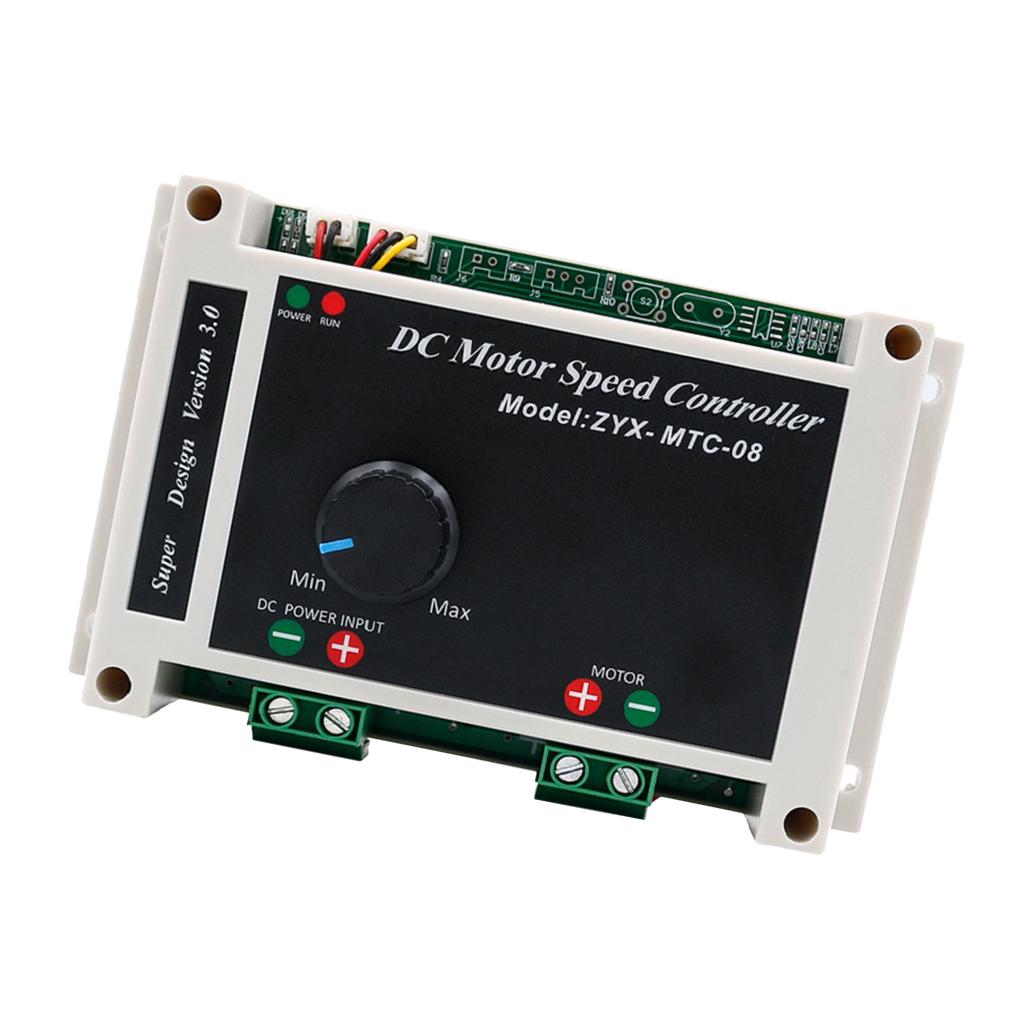 Buy DC 12V 24V 36V 40V 50V 60A High Power Motor Speed Controller ...