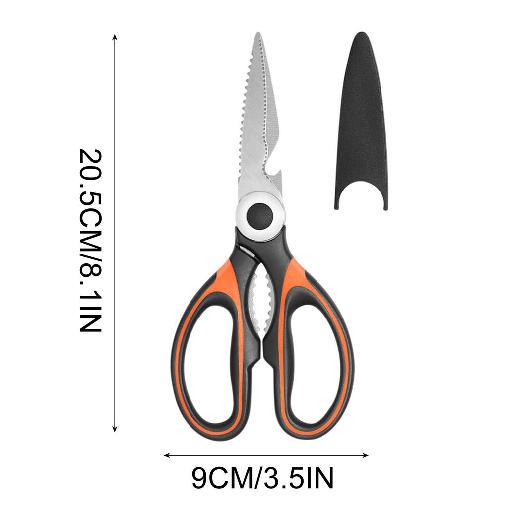 Cheap Kitchen Multifunctional Household Stainless Steel Scissors With ...