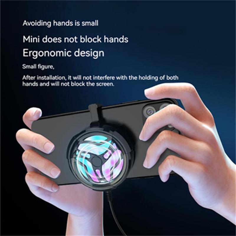 Cheap Universal Rgb Mini Phone Cooling Fan Usb Radiator Gaming Cooler ...